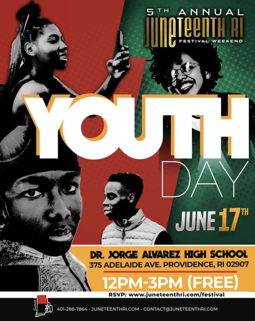 5th Annual JUNETEENTH RI Festival Weekend - Youth Day | Historical ...